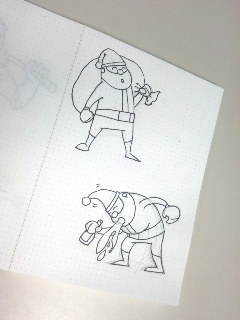 Santa: Before and After - gorirrajoe